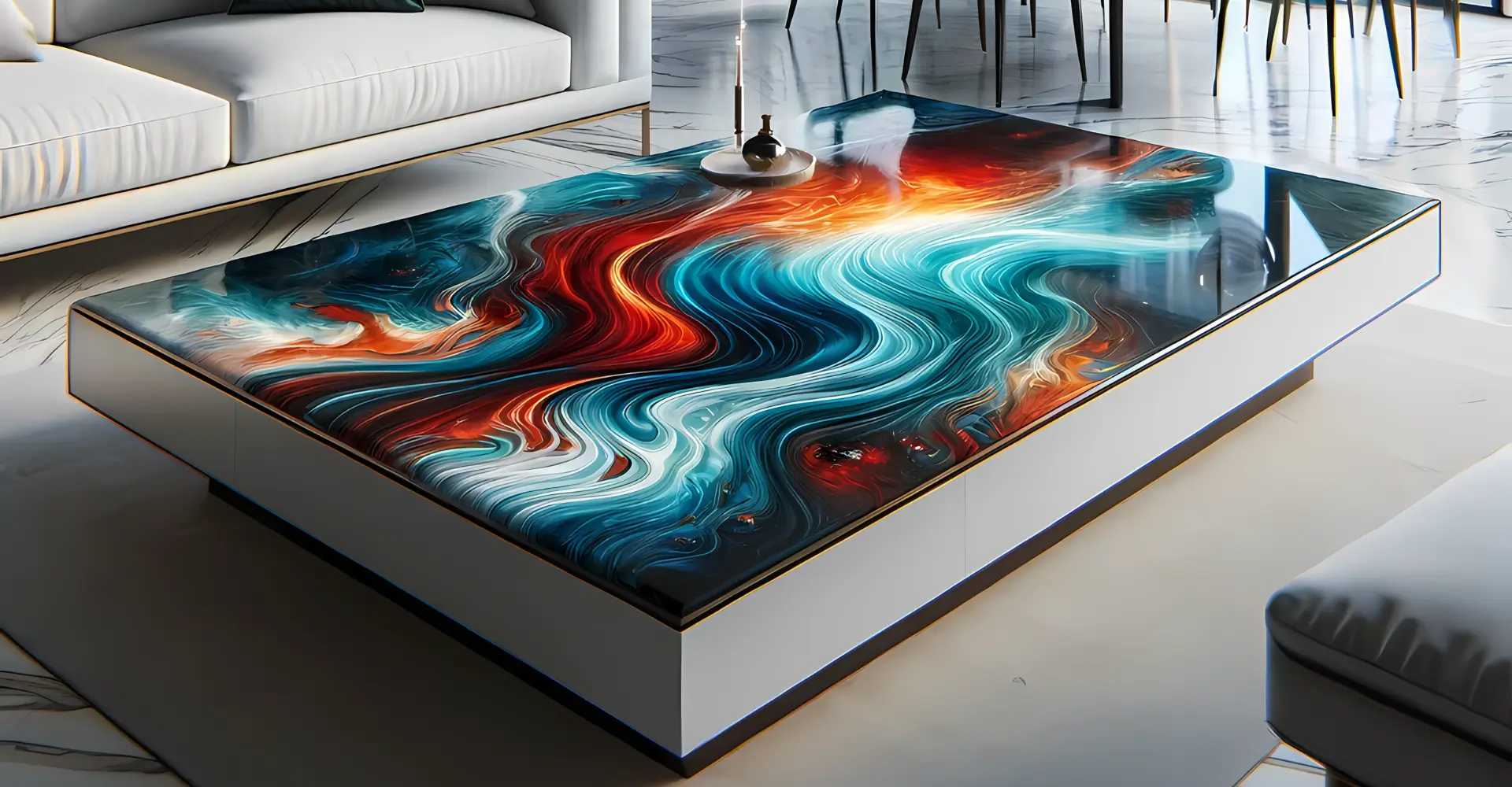 Tables En Résine Epoxy